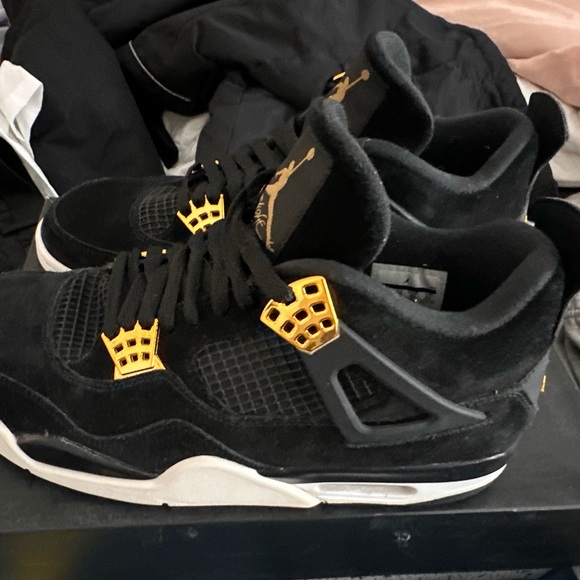 Jordan | Shoes | Jordan Royalty 4s Black Suede | Poshmark